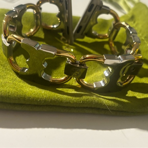 Tory Burch | Accessories | Tory Burch Double Tlink 2mm Twotone Apple ...